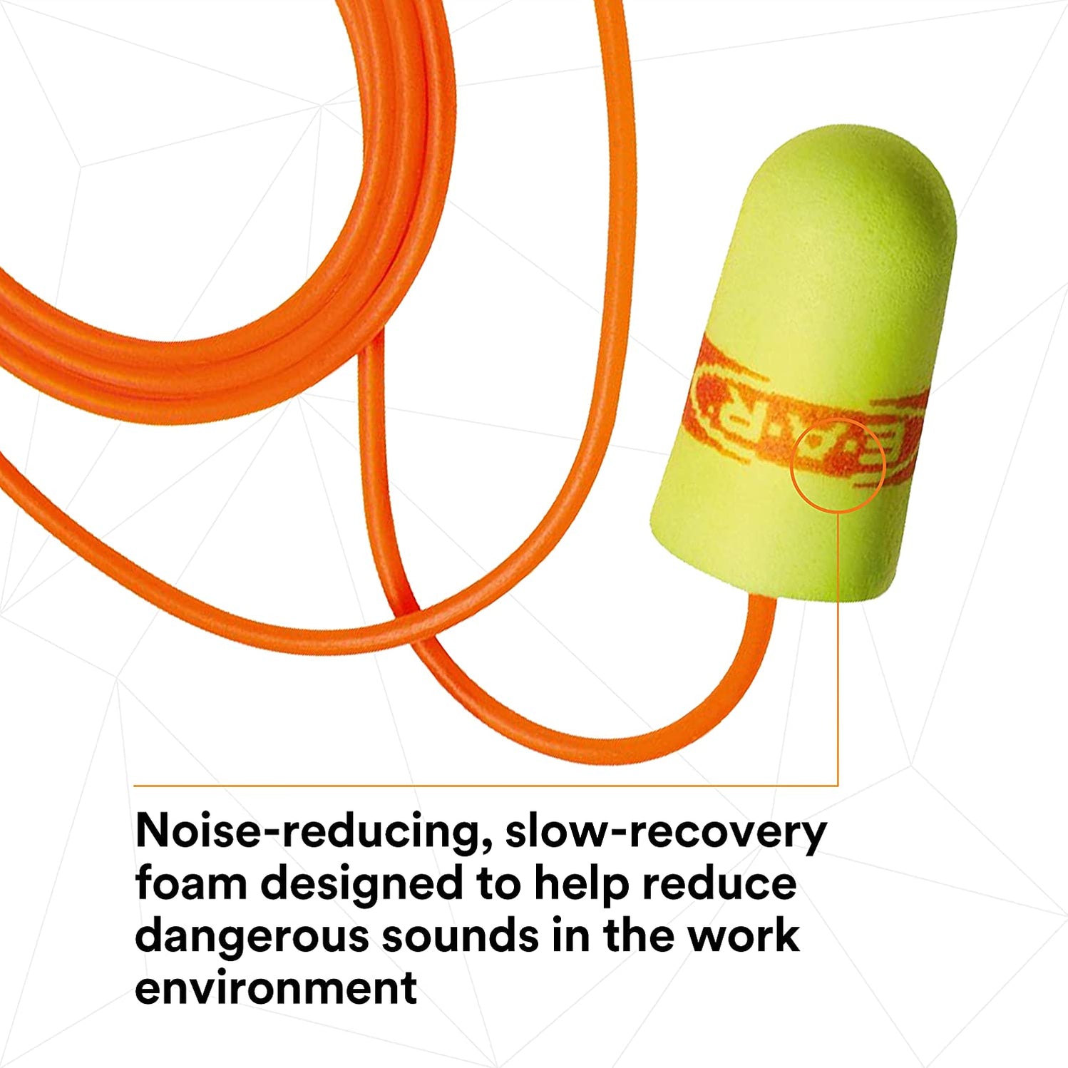 3M E-A-Rsoft SuperFit Earplugs 311-1254, Corded, NRR (Noise Reduction ...