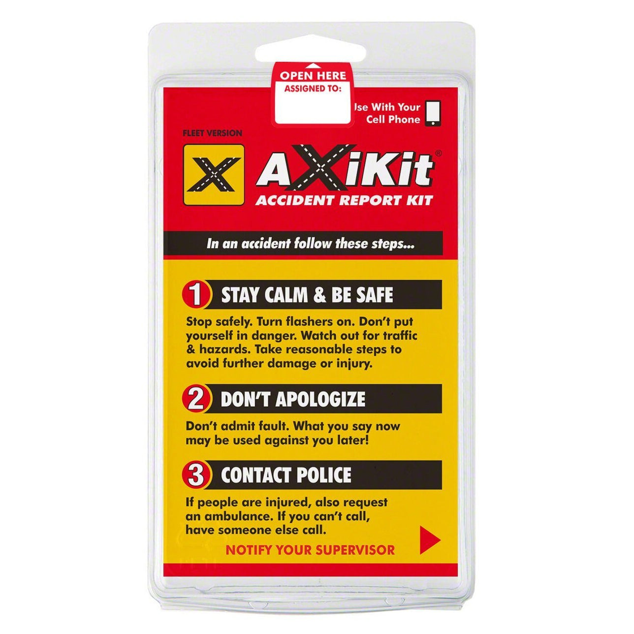 AxiKit Accident Report Kit for Documenting on the Job Incidents — BHP ...