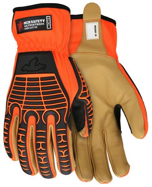 Cut & Back of Hand Protection - MC503 UtraTech Mechanics Glove with TP ...