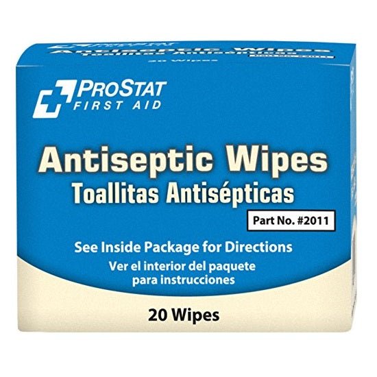 First Aid Antiseptic Wipes 20 Count/Box — BHP Safety Products