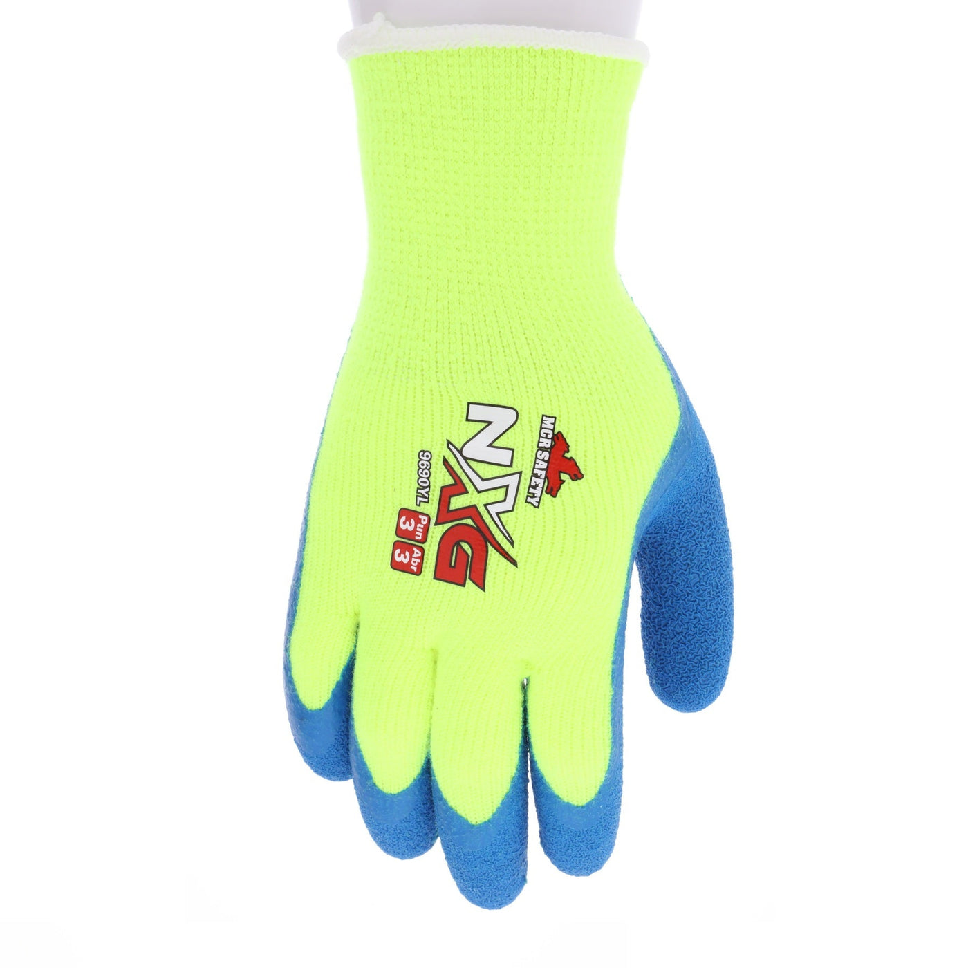 Flex Tuff NXG Rubber Coated Work Gloves, Hi-Visibilty Lime with Therma ...