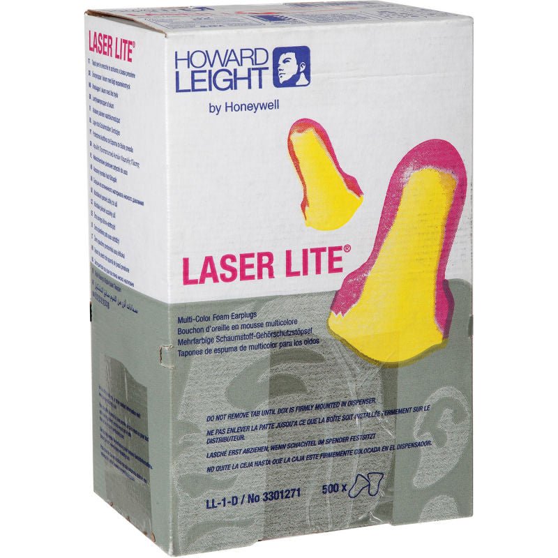Howard Leight Laser Lite LL-1-D Uncorded Foam Earplugs NRR (Noise Redu ...