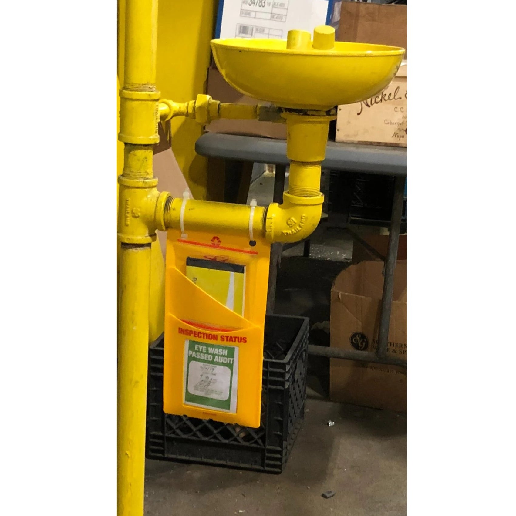Large Yellow Inspection Book Holder / Paddle Kit — BHP Safety Products