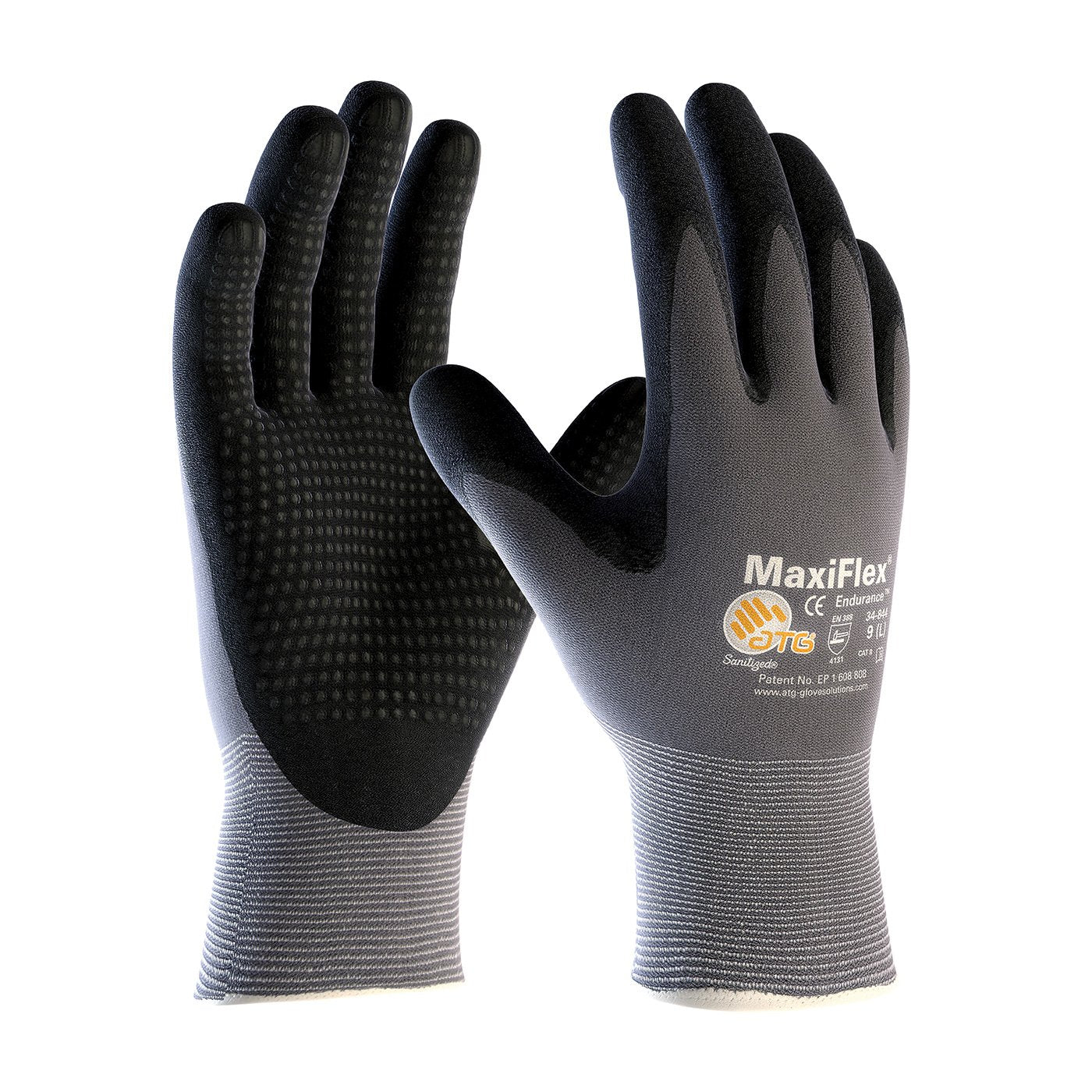 MaxiFlex Endurance Seamless Knit Nylon Glove with Nitrile Coated Micro ...