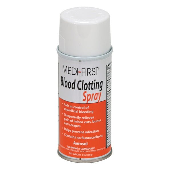 Medi-First 3oz Blood Clotting Spray, Aerosol Can — BHP Safety Products