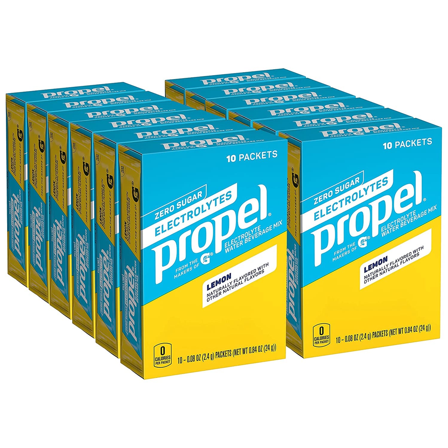 Propel ZERO Sugar - 0.08oz Powder Sticks - Electrolyte Water Beverage ...