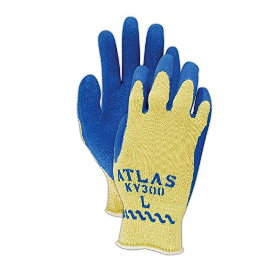 Showa Atlas KV300 ANSI A3 Kevlar Cut Resistant, Palm-Dipped Rubber Coa ...