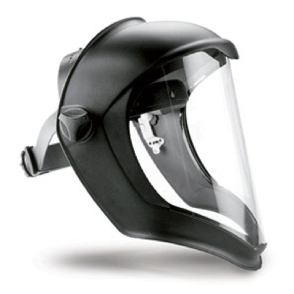 Uvex Bionic Polycarbonate Face Shield with Adjustable Ratchet Suspensi ...