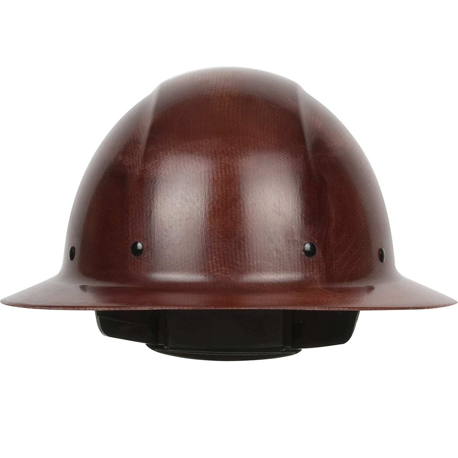 Wolfjaw Full Brim Hard Hat with Fiberglass Shell, 8 Point Ratchet Susp ...